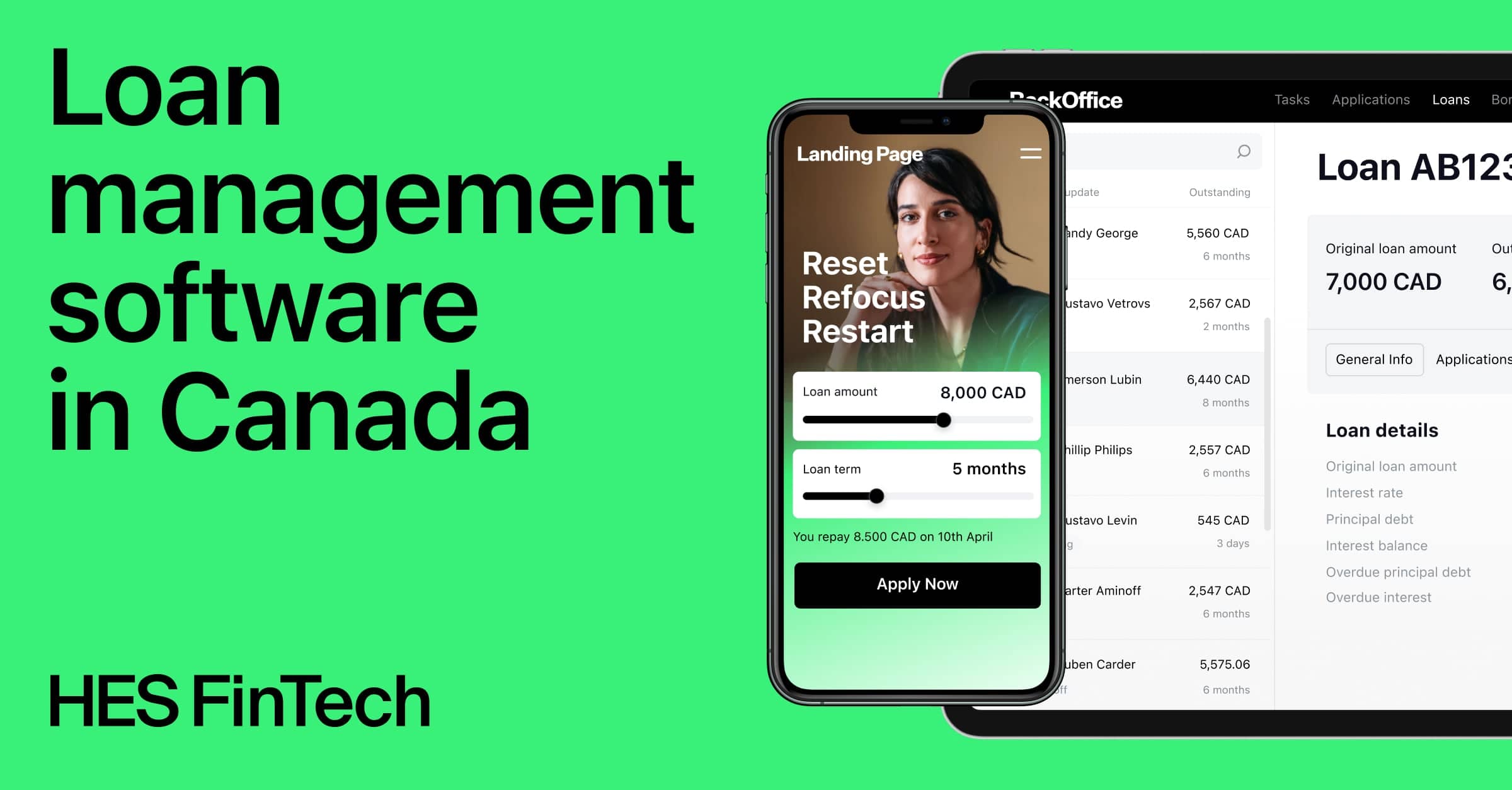 Loan Management Software in Canada | Online Loan Management System