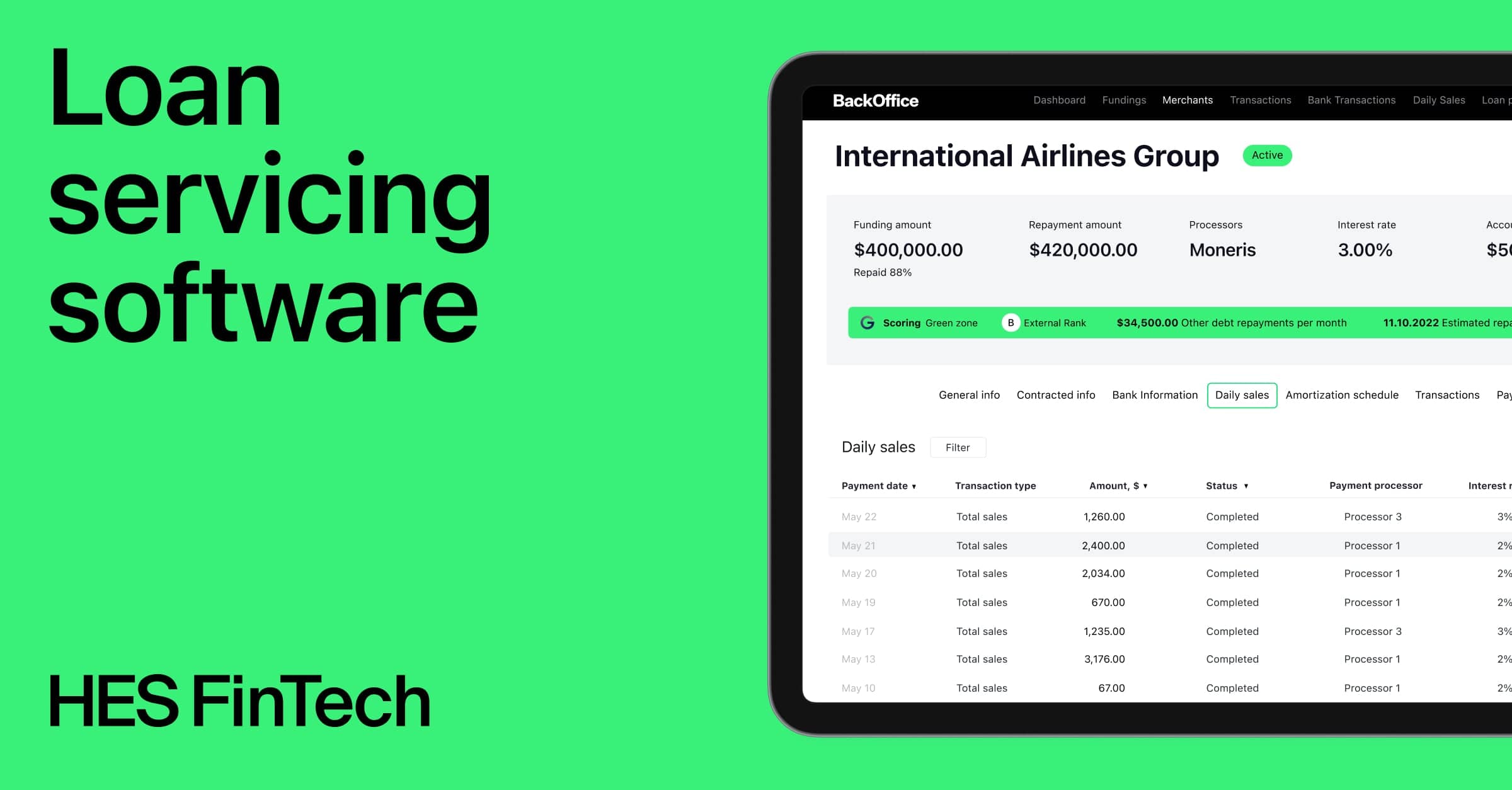 Loan Servicing Software | Loan Servicing Platform | HES FinTech