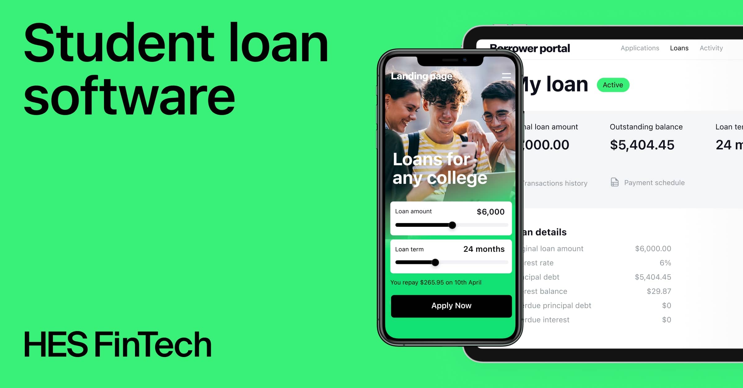 Student Loan Software | Education Lending Solution | HES FinTech