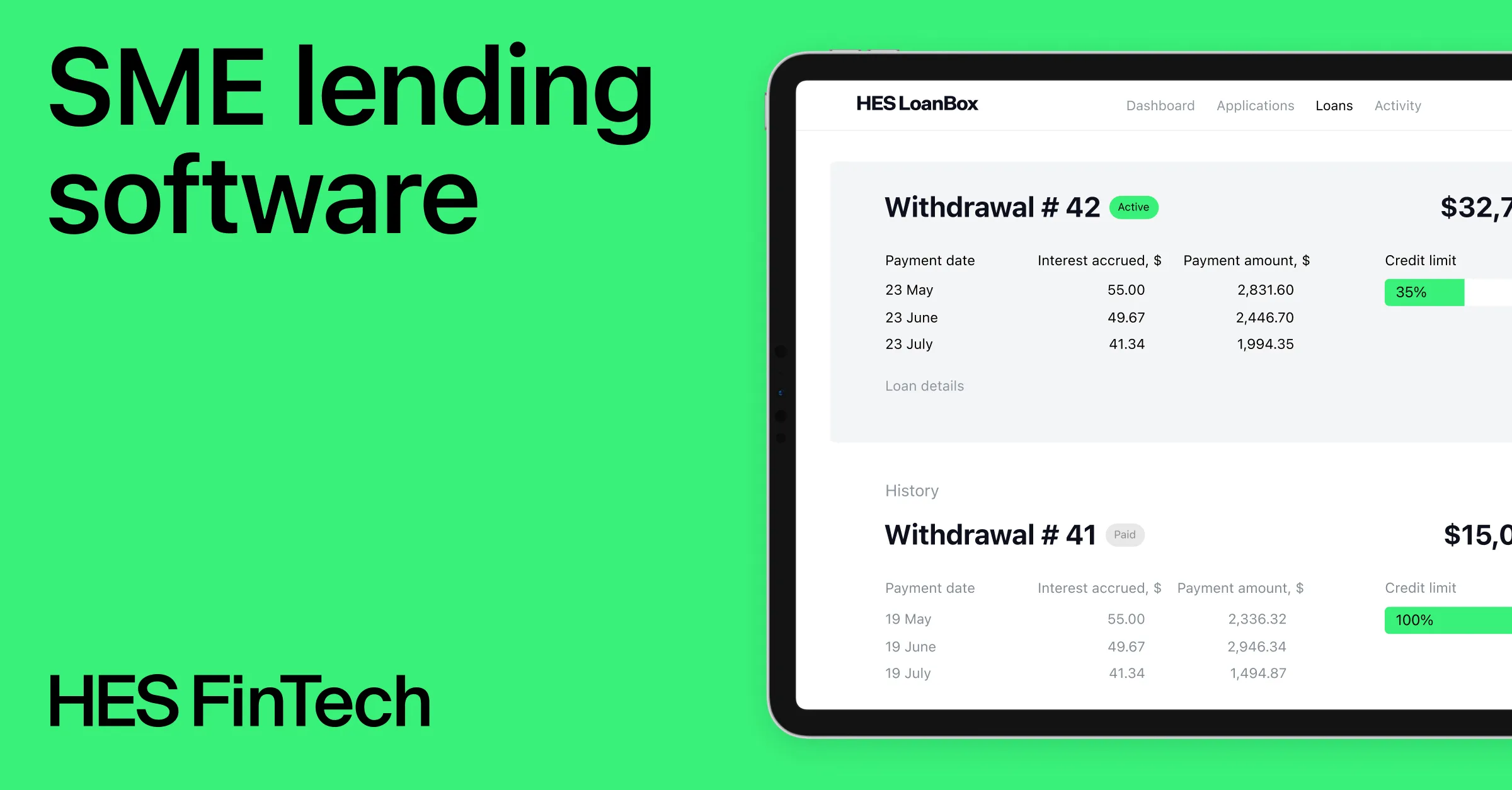 SME Lending Solutions | Small Business Lending Software | HES FinTech